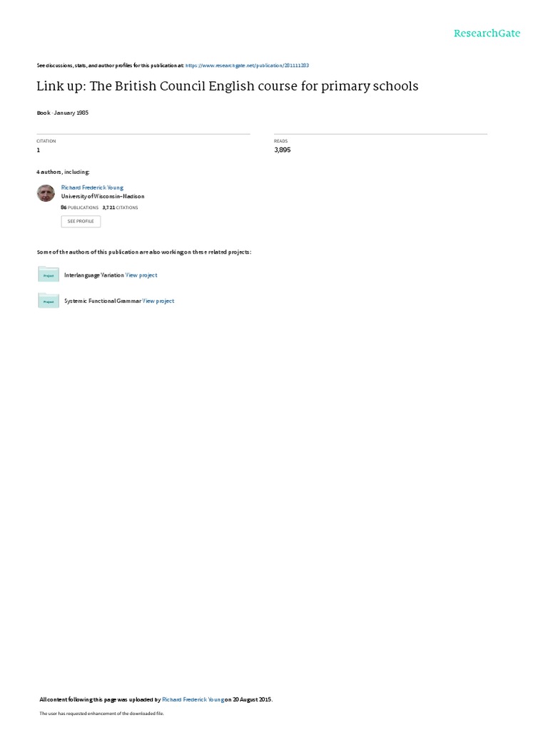 Link Up: English Course for Schools | PDF | Web 2.0 | Cyberspace