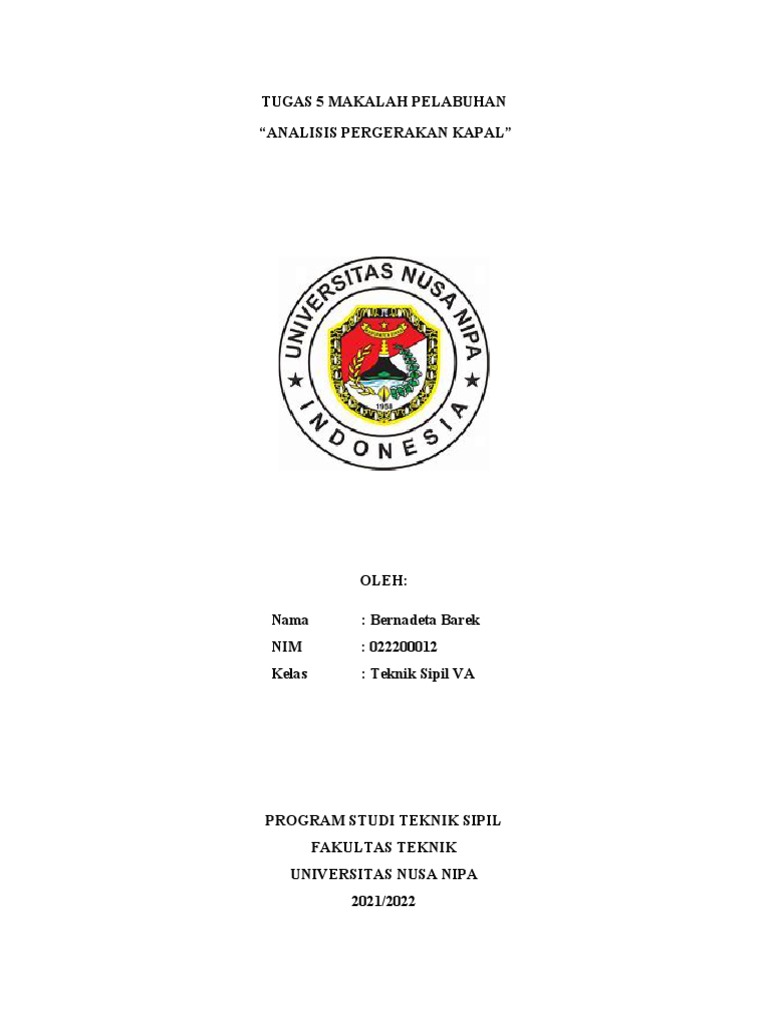 Tugas 5 Pelabuhan | PDF