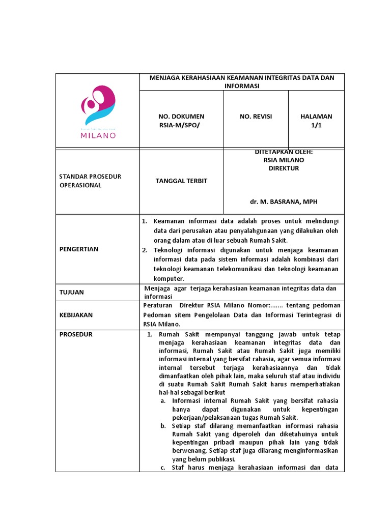 Menjaga Kerahasiaan dan Integritas Data | PDF