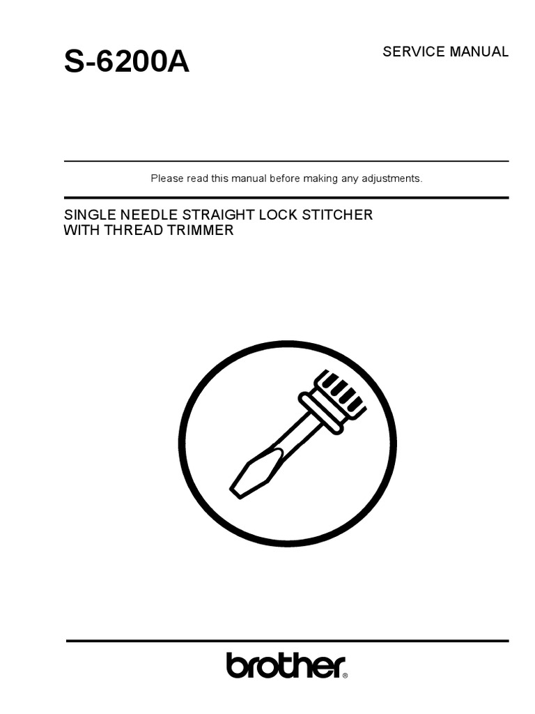 S-6200A Service Manual Overview | PDF | Power Supply | Sewing