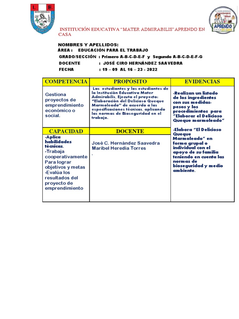 Ficha Informativa de La Eda #Vi, Actividad #02 de Ept 1° y 2° - Ciclo Vi - Mater Admirabilis ...