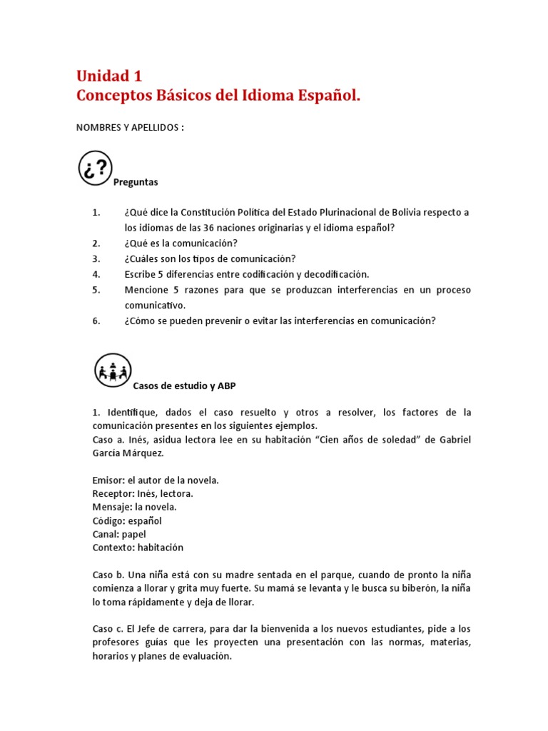 Unidad 1-2020 2 | PDF | Comunicación