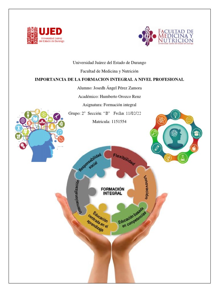 Importancia de la Formación Integral Profesional | PDF | Nutrición ...