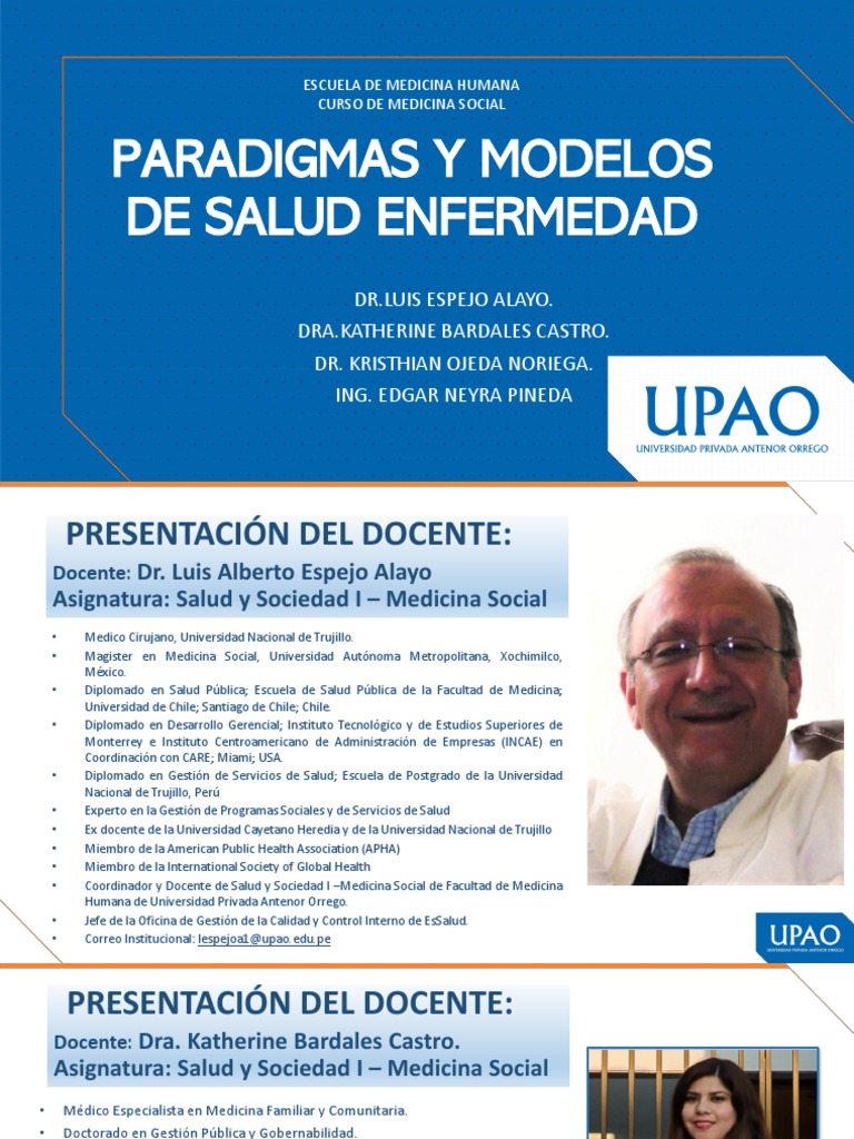 Paradigmas y Modelos de Salud Enfermedad-1 | PDF | Medicina | Paradigma