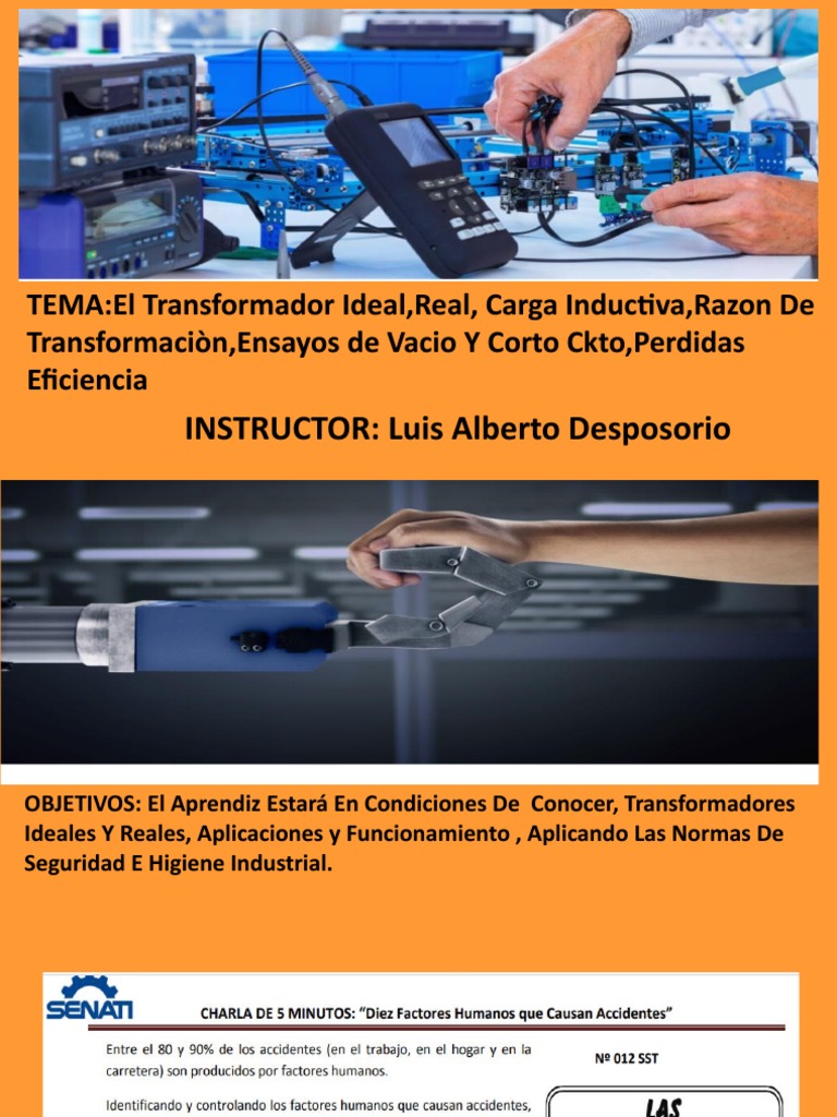 Clase Trafo 2 | PDF | Transformador | Corriente eléctrica