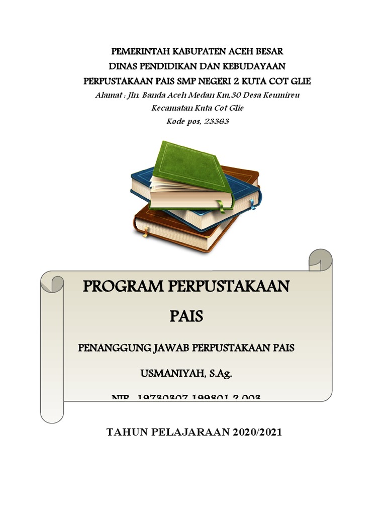 Program Kerja Perpus 2018 | PDF | Seni