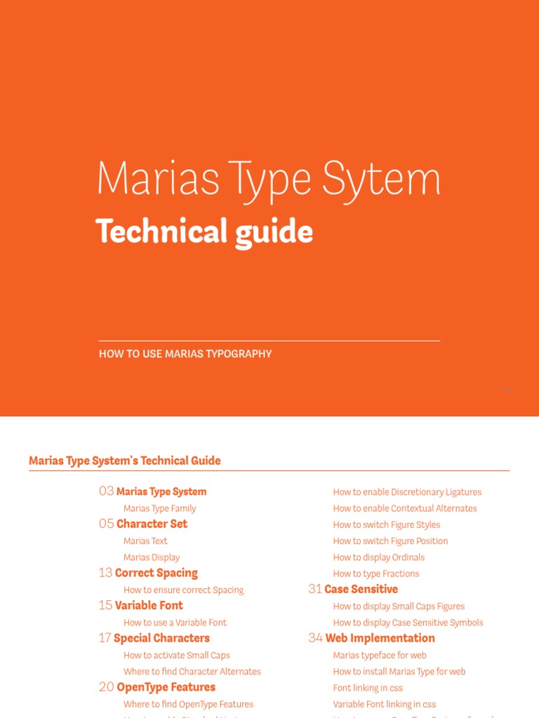 Marias Guide | PDF | Typefaces | Human Communication