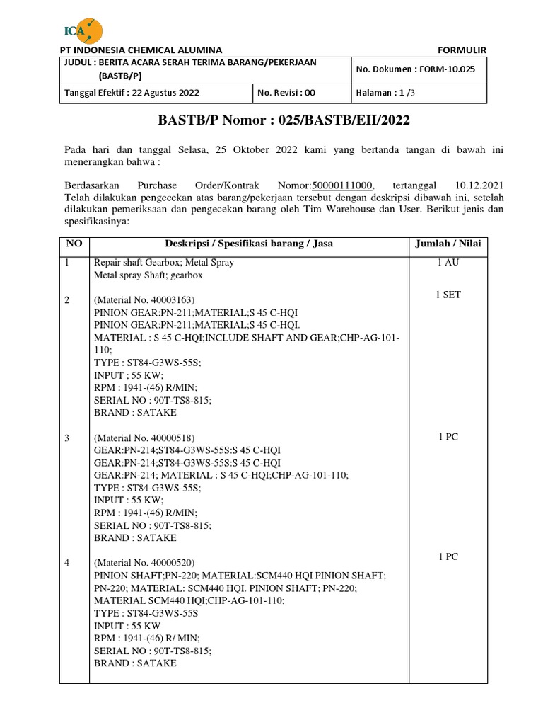 Form Bastb 025 | PDF