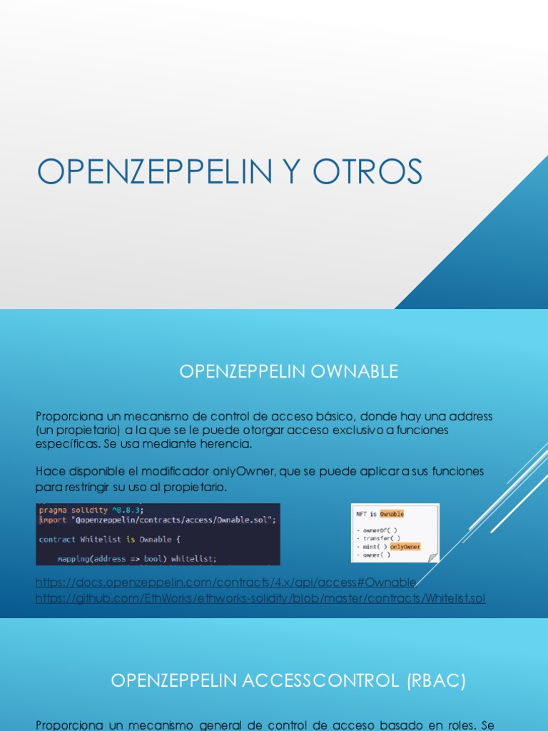 09 Openzeppelin | PDF | Desarrollo de software | Programación de computadoras