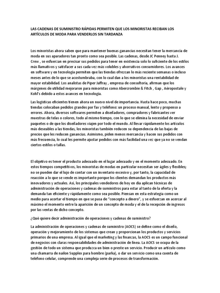 Resumen Del Primer Capitulo | PDF | Marketing | Calidad (comercial)