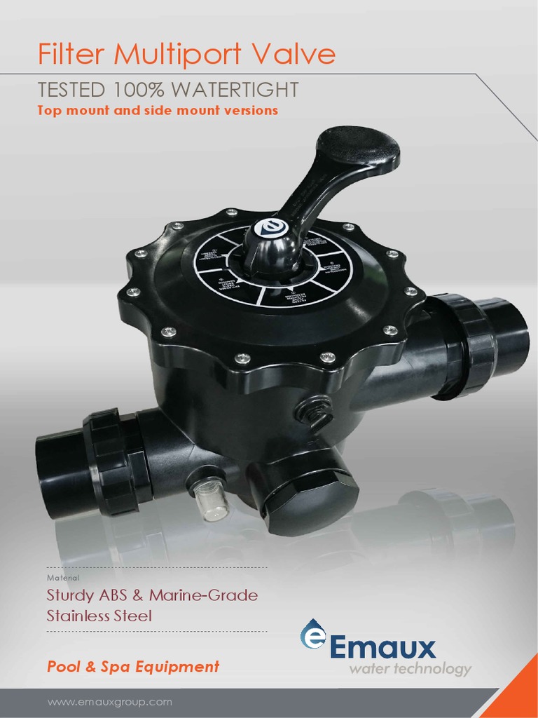 Multiport_Valve_brochures_SinglePage_en | PDF | Valve | Filtration