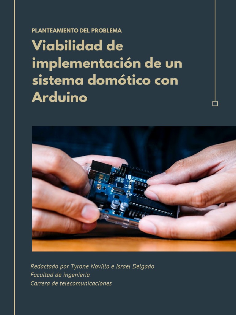 Planteamiento Del Problema | PDF | Automatización del hogar | Arduino