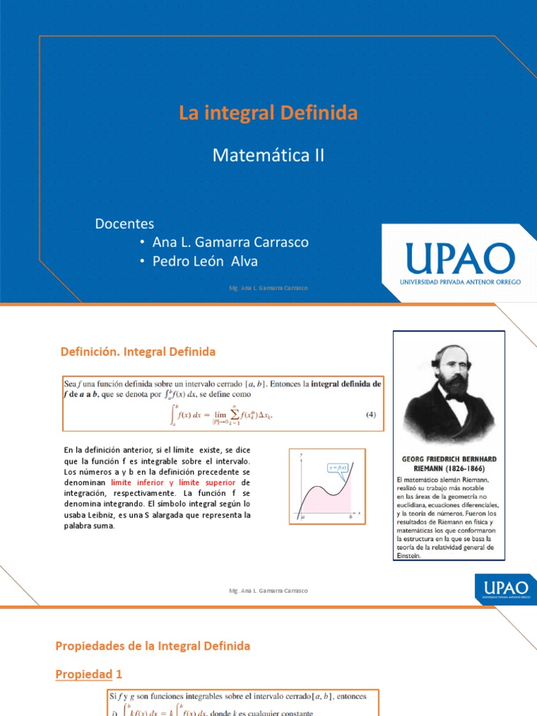 La Integral Definida | PDF