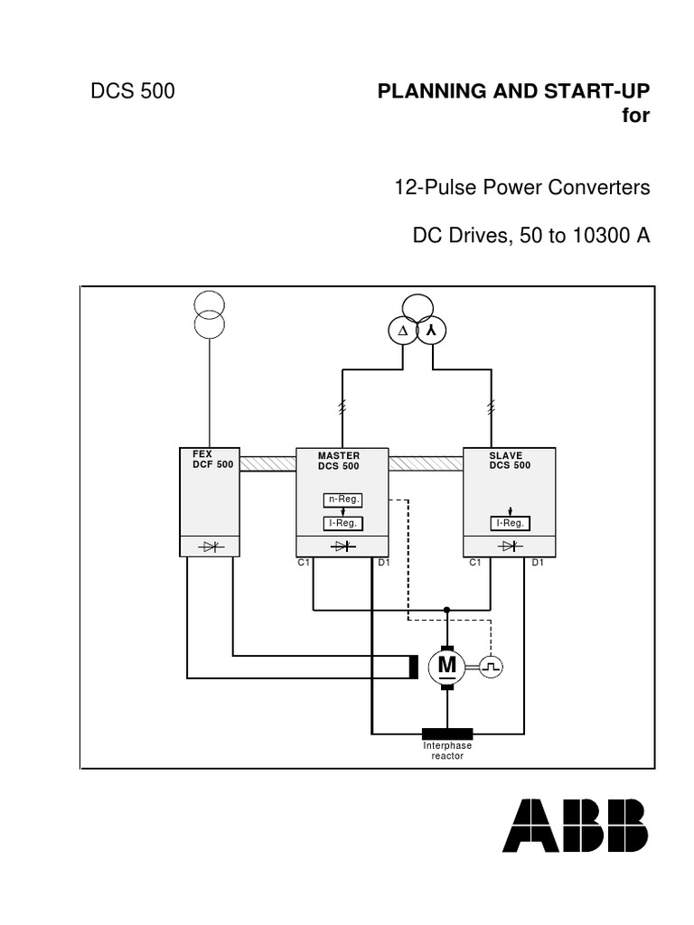 DCS500B 12 Pulse Start-Up | PDF | Mains Electricity | Transformer
