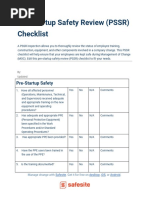 5 Point Safety System Checklist | PDF