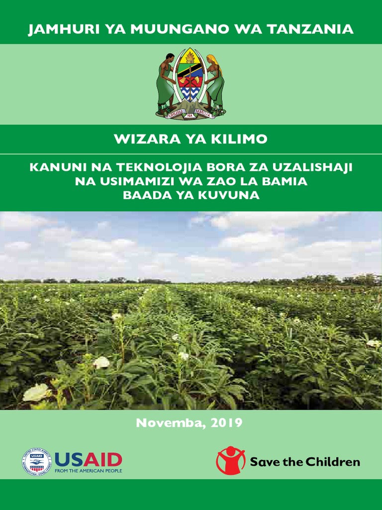 Kilimo Bora Cha Bamia. | PDF