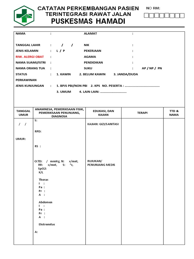 CPPT Rawat Jalan | PDF