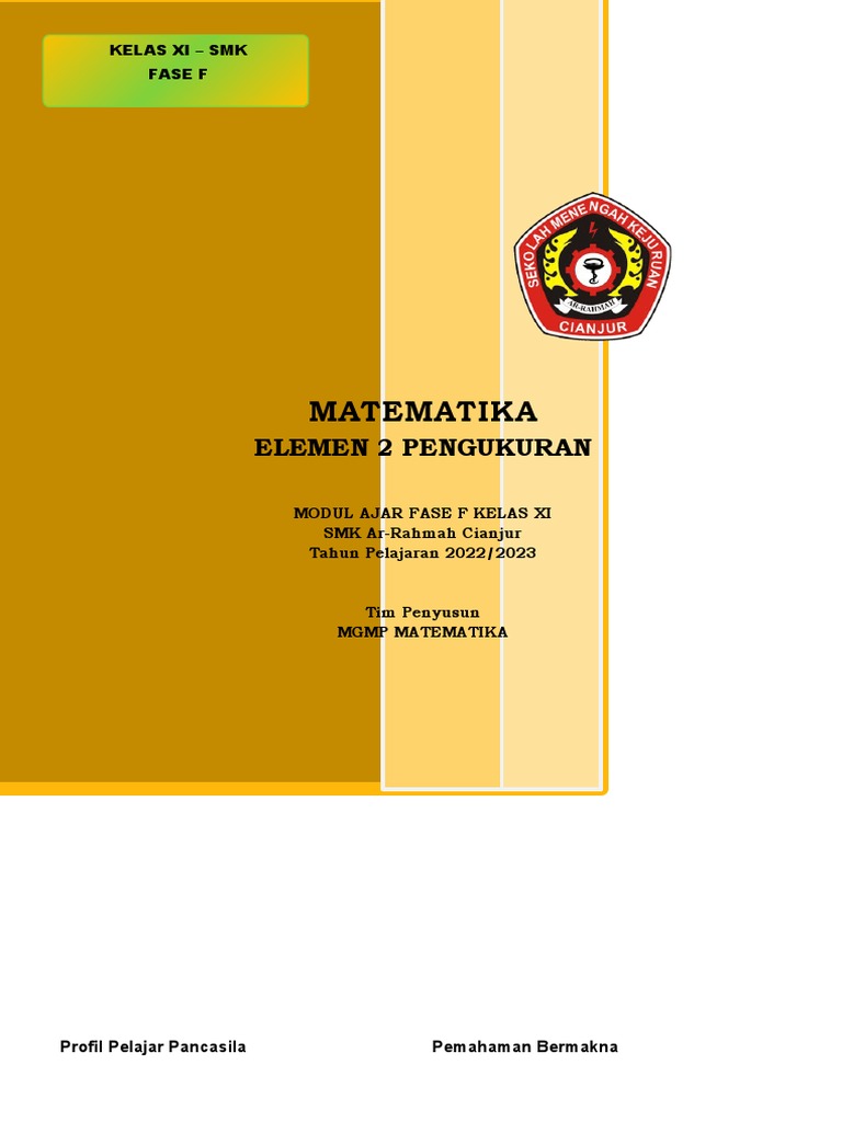 MTK Versi 2022 Fase F Elemen 2 | PDF