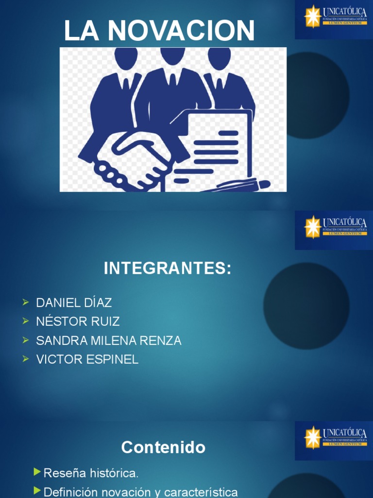 La Novacion | PDF | Derecho civil (sistema legal) | Derecho privado