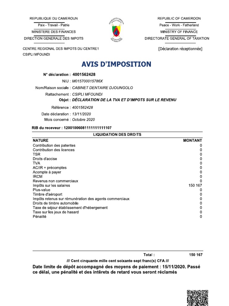 Avis Imposition | PDF