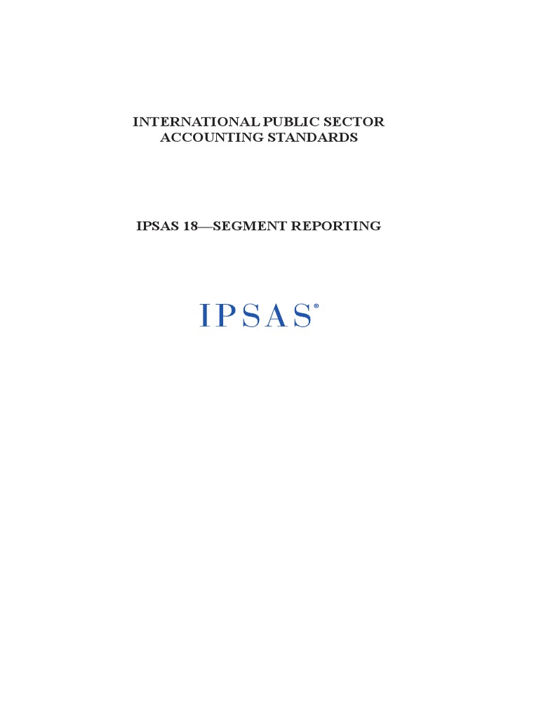 A11 Ipsas 18 | PDF | Financial Statement | Taxes
