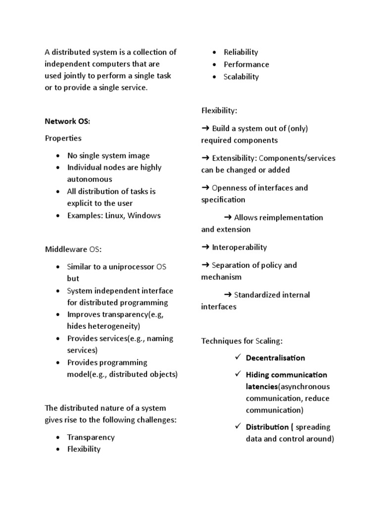 Distributed Systems Notes | PDF | Distributed Computing | Multicast