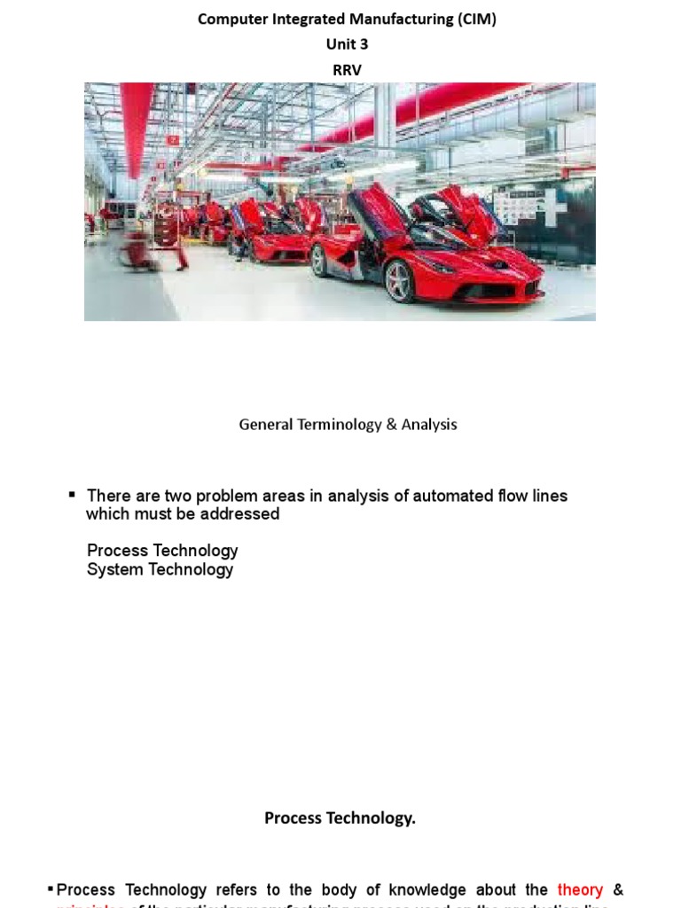 CIM Unit 3 | PDF | Automation | Machining