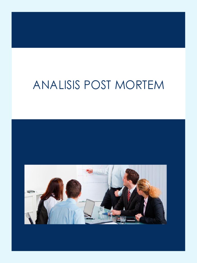 Analisis Post Mortem | PDF | Planificación | Información