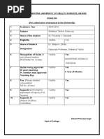 Dissertation Guidelines Rguhs | PDF | Thesis | Medical School