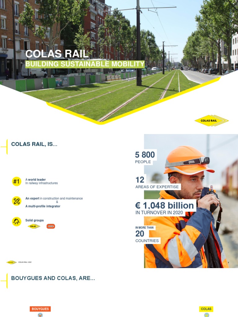 Présentation Colas Rail - EN | PDF | Rail Transport | Corporate Social ...