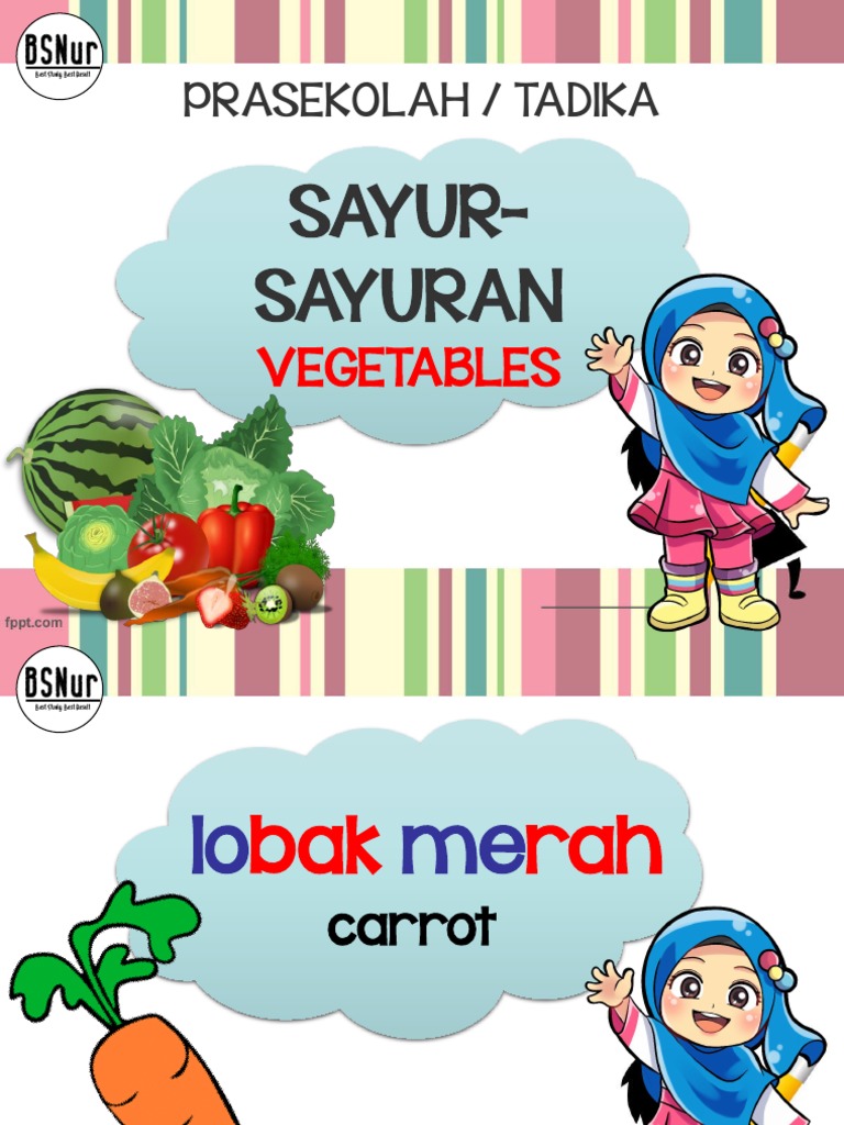 Flashcards Sayur-Sayuran | PDF | Science & Mathematics