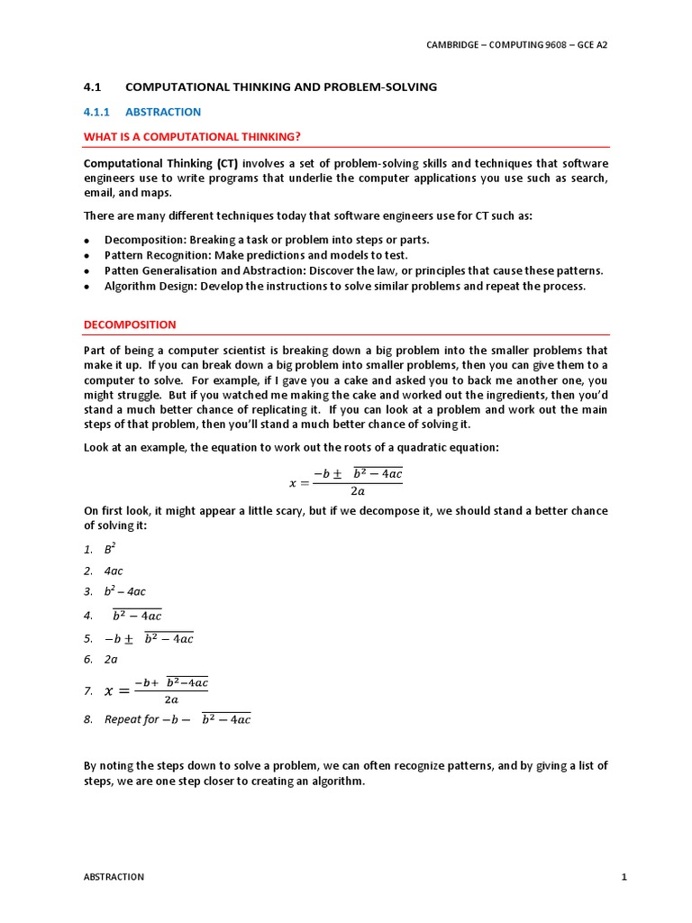 Abstraction Pdf Subroutine Parameter Computer Programming