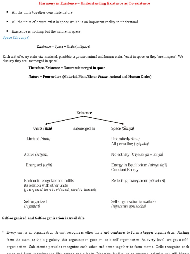 Harmony in Existence | PDF | Existence | Philosophy