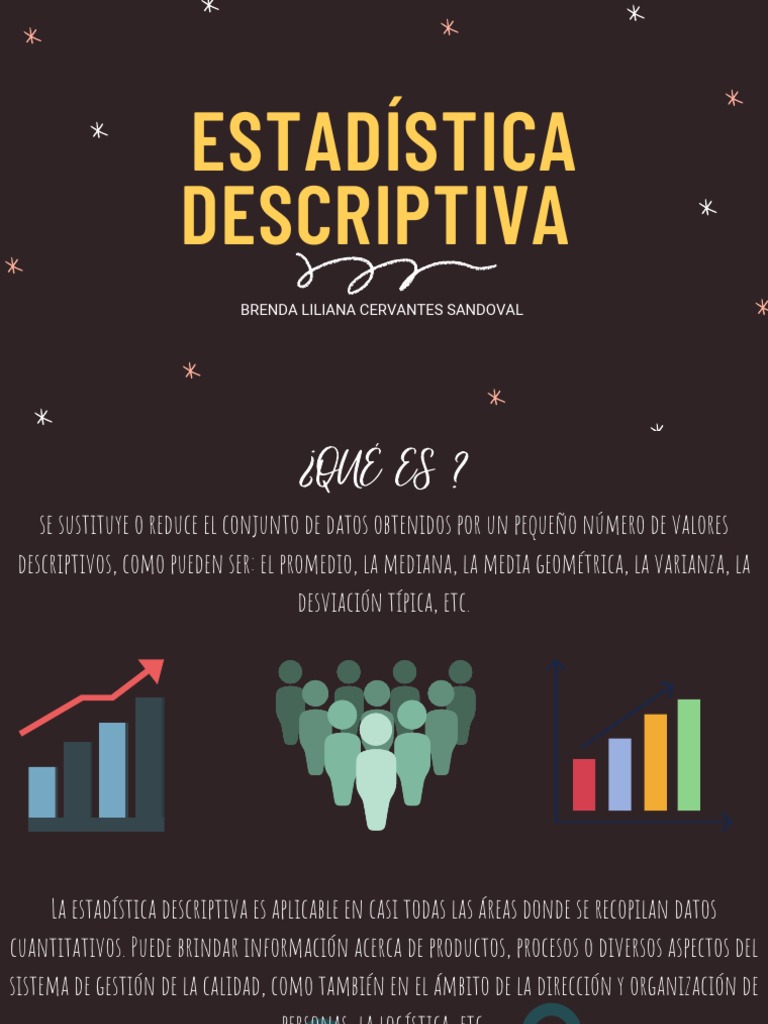 Estadistica Descriptiva | PDF | Estadísticas | Estadísticas descriptivas