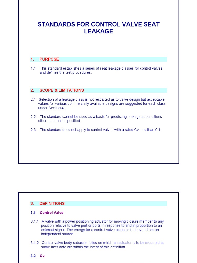 Control Valve Test Procedure | PDF | Valve | Pressure Measurement