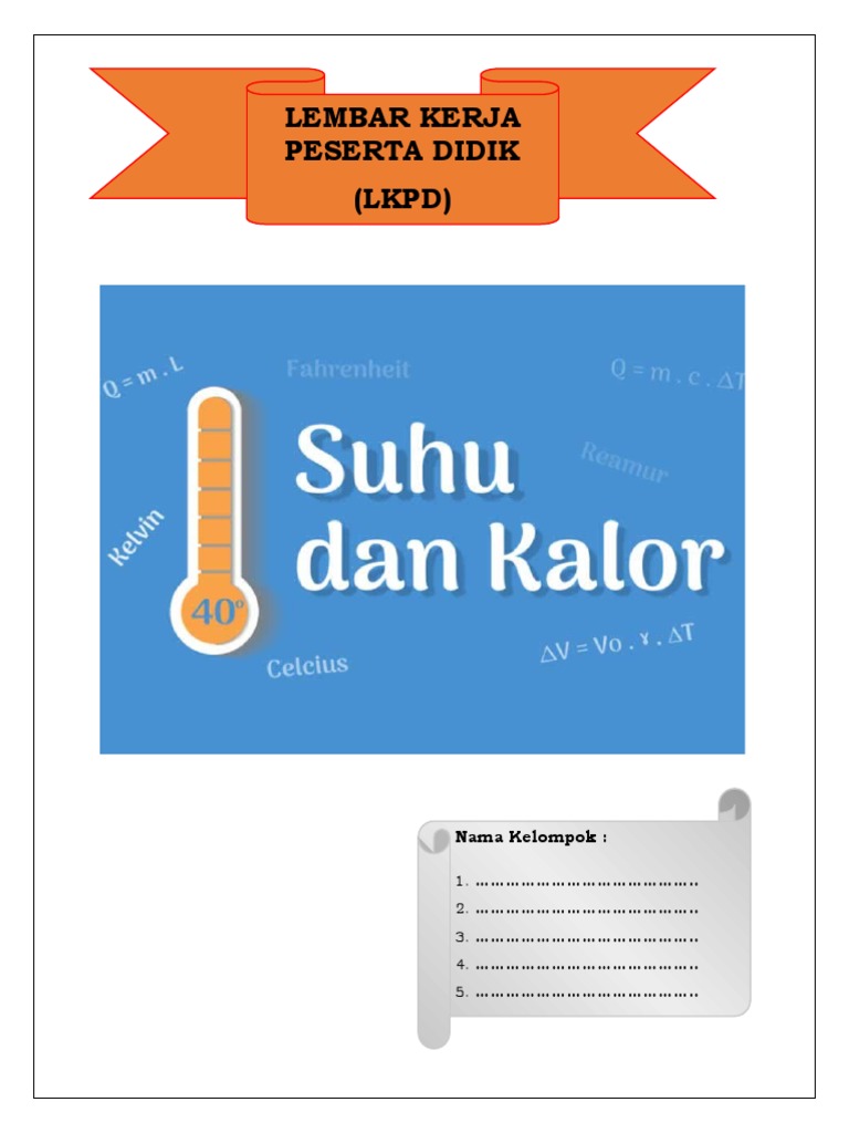 LKPD Suhu Dan Kalor (Azas Black) Fix | PDF