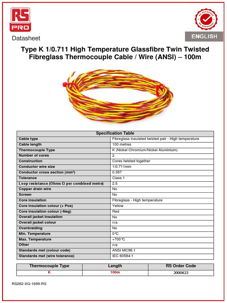Type K 1/0.711 High Temperature Glassfibre Twin Twisted Fibreglass ...