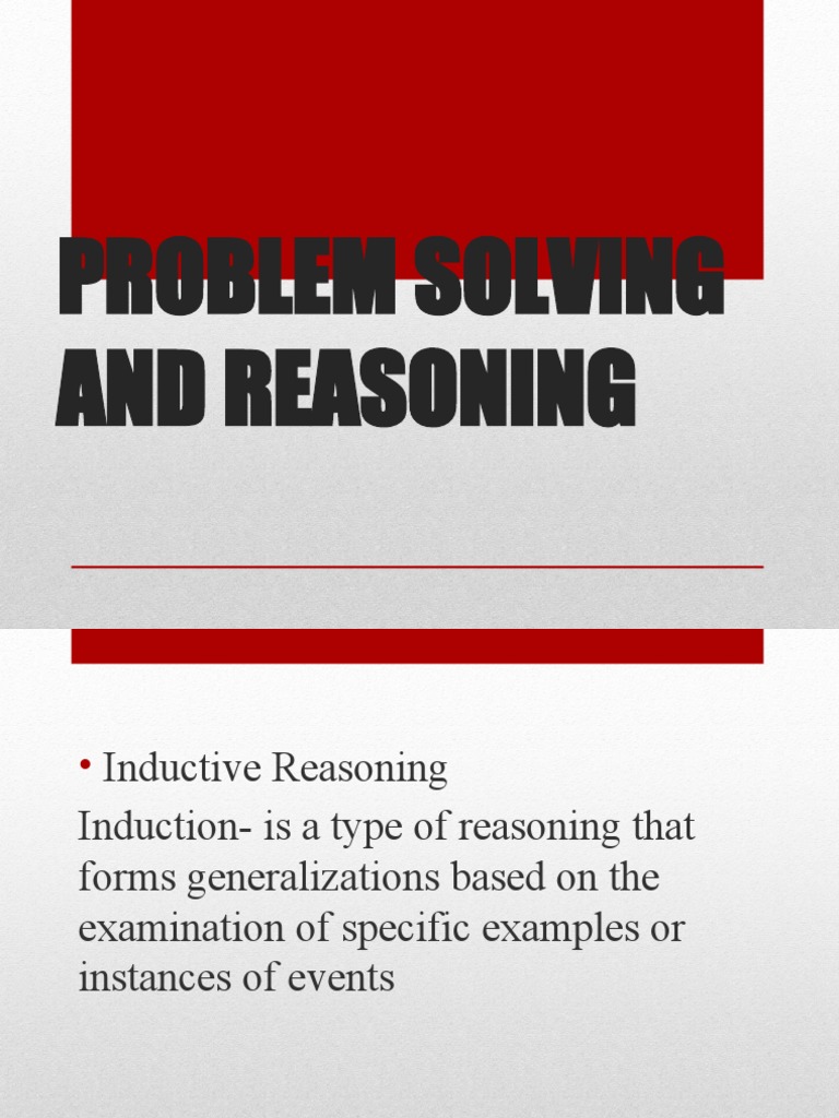 Mamw100 Problem Solving and Reasoning | PDF | Mathematics ...