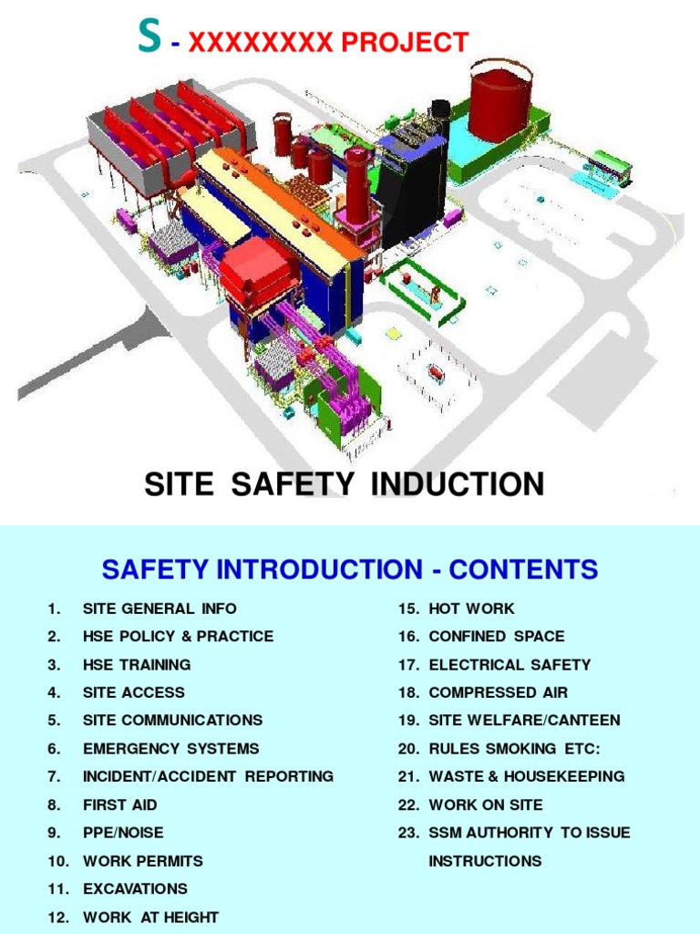 Safety Induction | PDF | Occupational Safety And Health | Personal ...