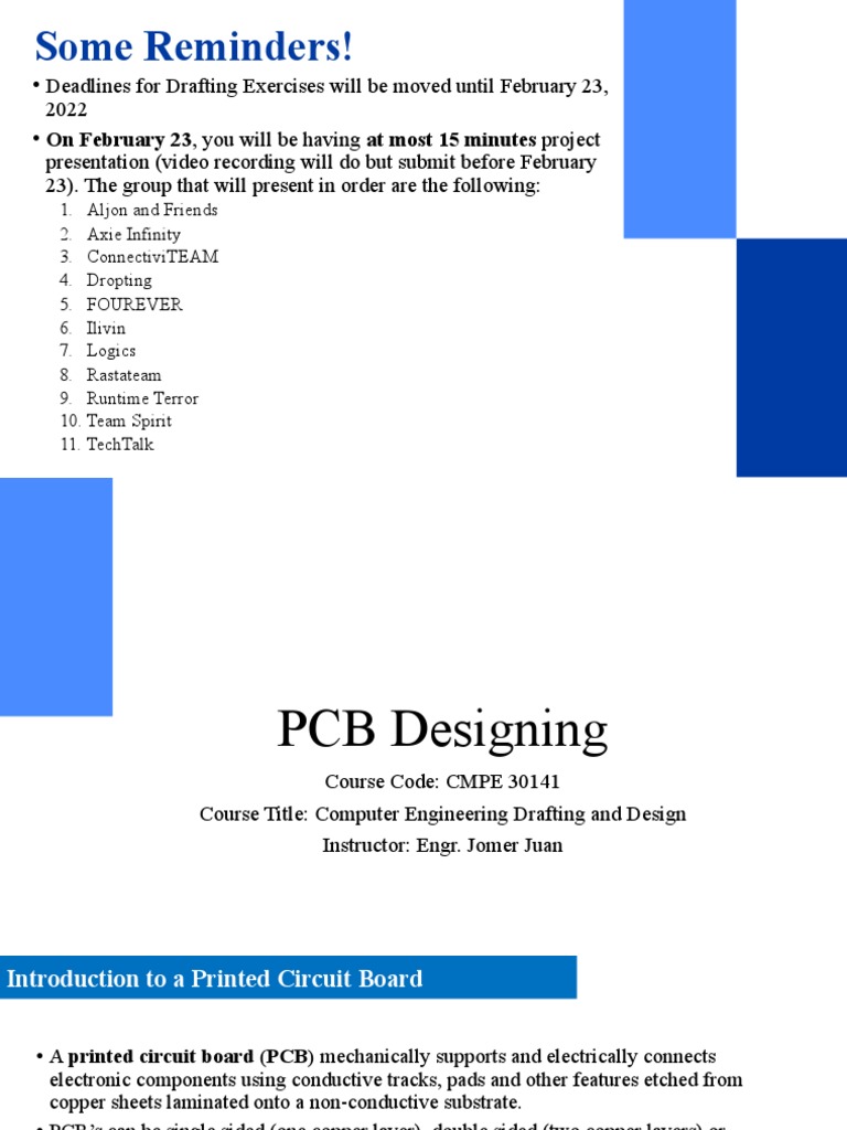 PCB Design | PDF | Printed Circuit Board | Electrical Engineering