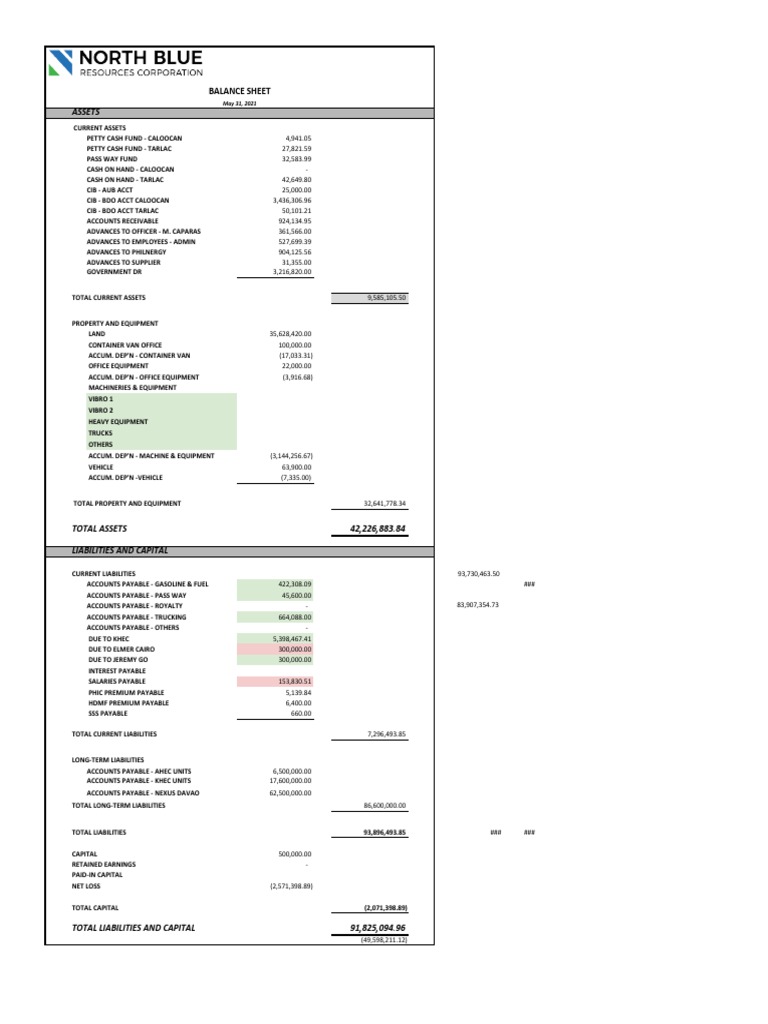 NBRC Balance Sheet 2022 | PDF | Equity (Finance) | Balance Sheet