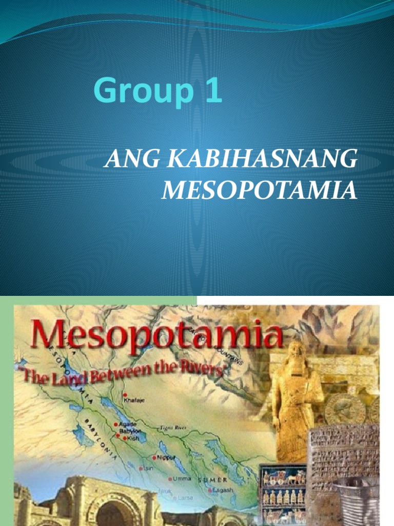Group 1 Mesopotamia | PDF