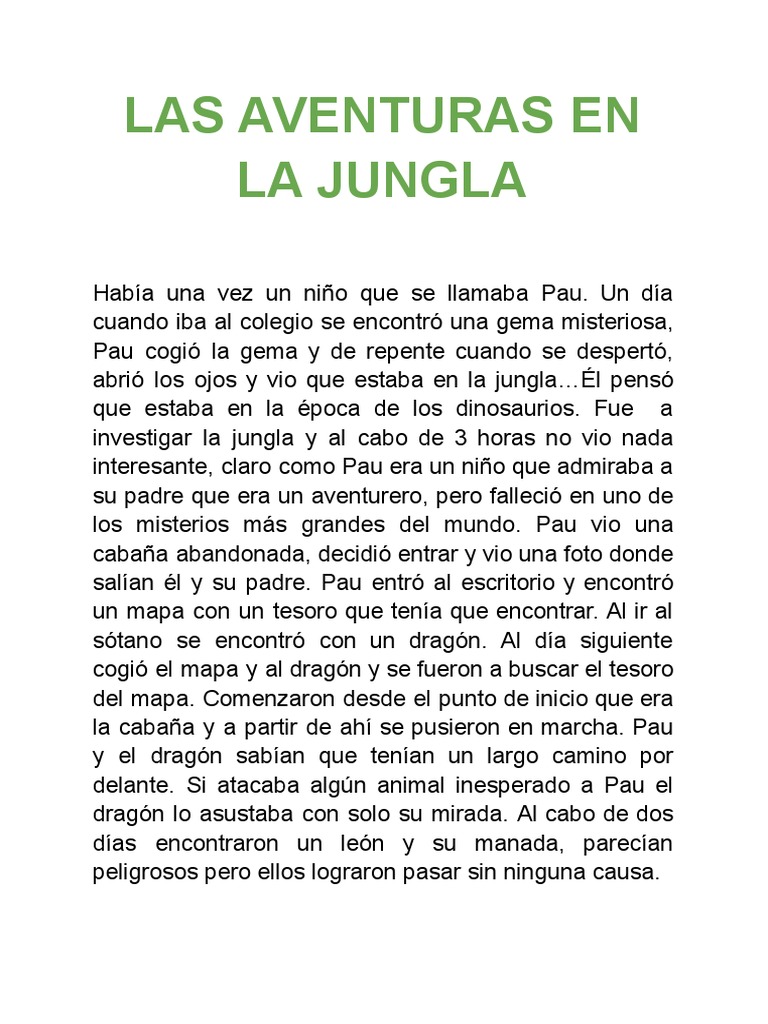 Las Aventuras en La Jungla | PDF