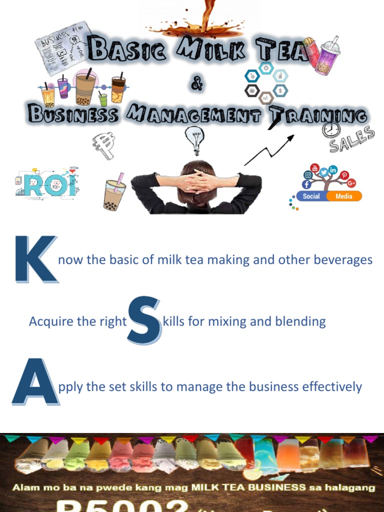 BASIC MILK TEA TRAINING by Jielo 40 | PDF | Tea | Soft Drink