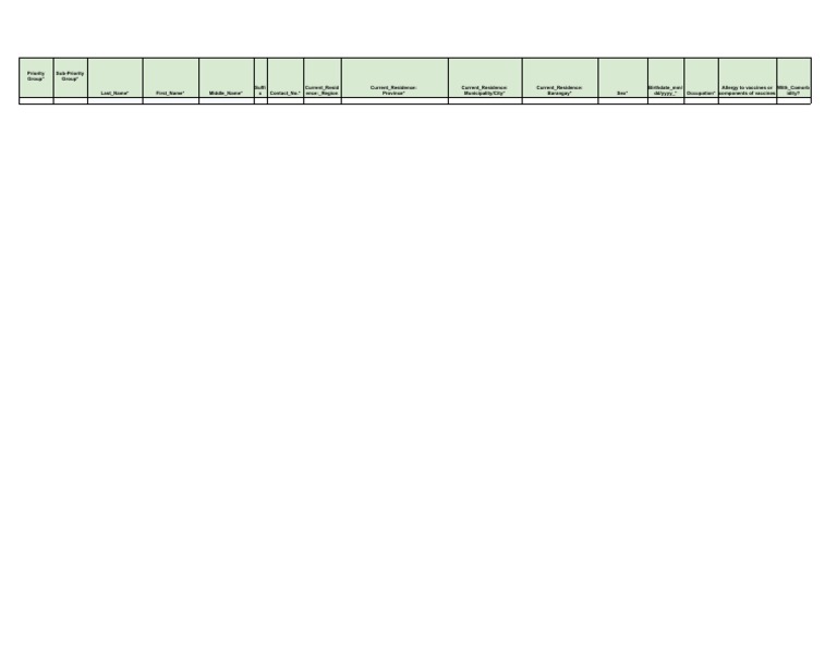 Revised VIMS IR Blank Template With Field Lock and Calidations 16 Rows ...