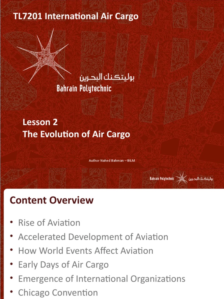Lesson 2 - The Evolution of Air Cargo | PDF | Airlines | Cargo