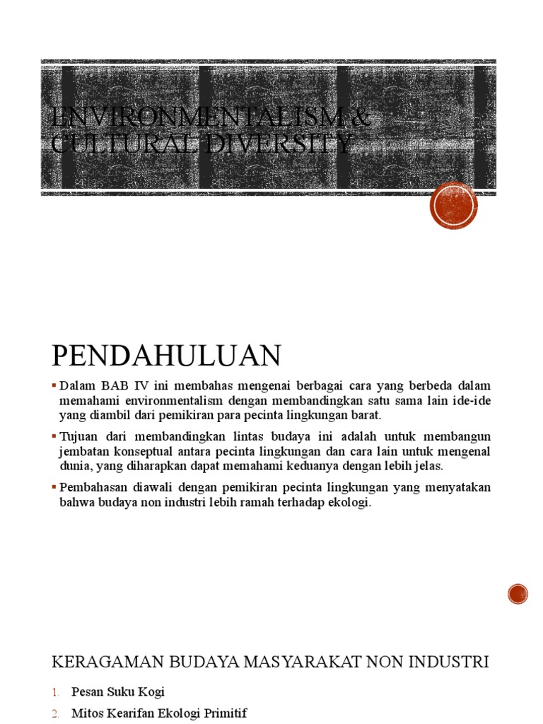 Bab 4 - Lingkungan Hidup Dan Keanekaragaman Budaya | PDF | Ilmu Sosial | Agama & Spiritualitas