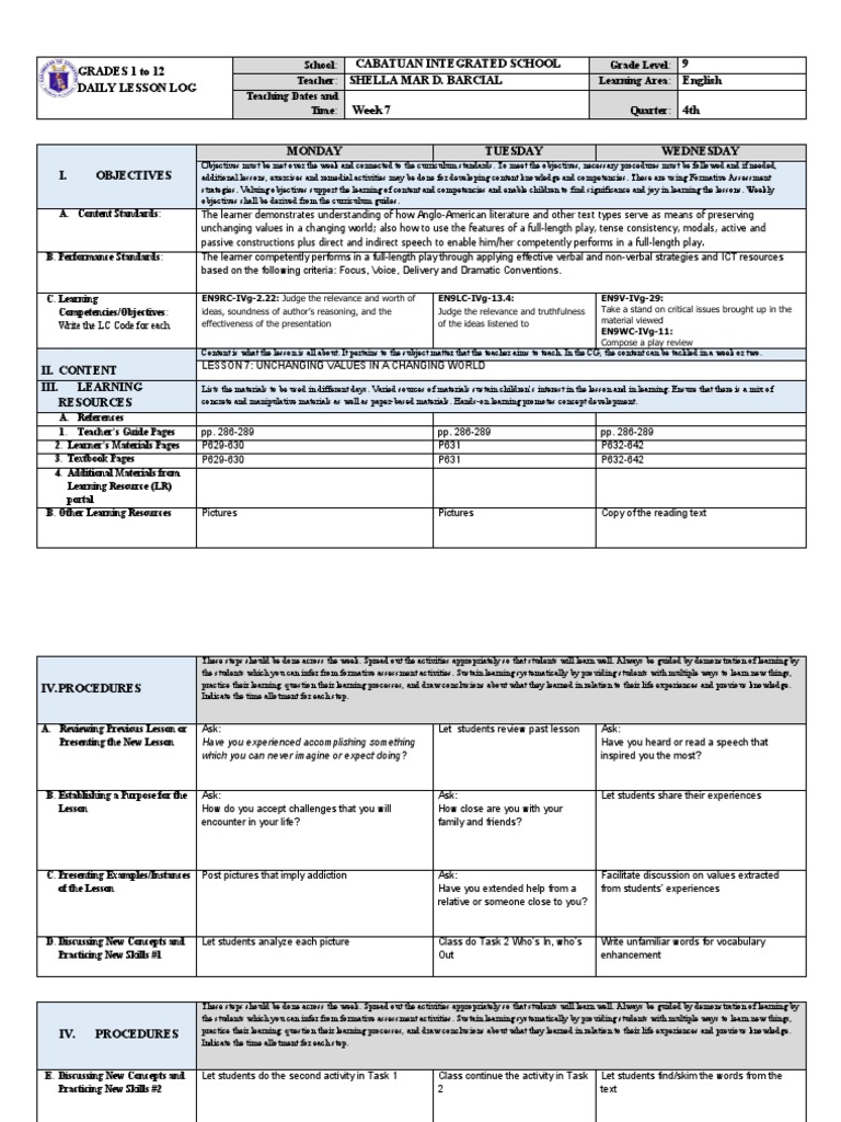 Week 7 | Download Free PDF | Teaching Method | Learning
