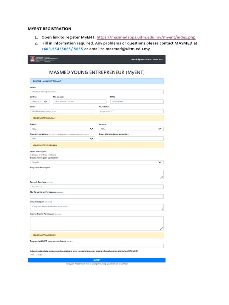 Myent Registration | PDF | Computers