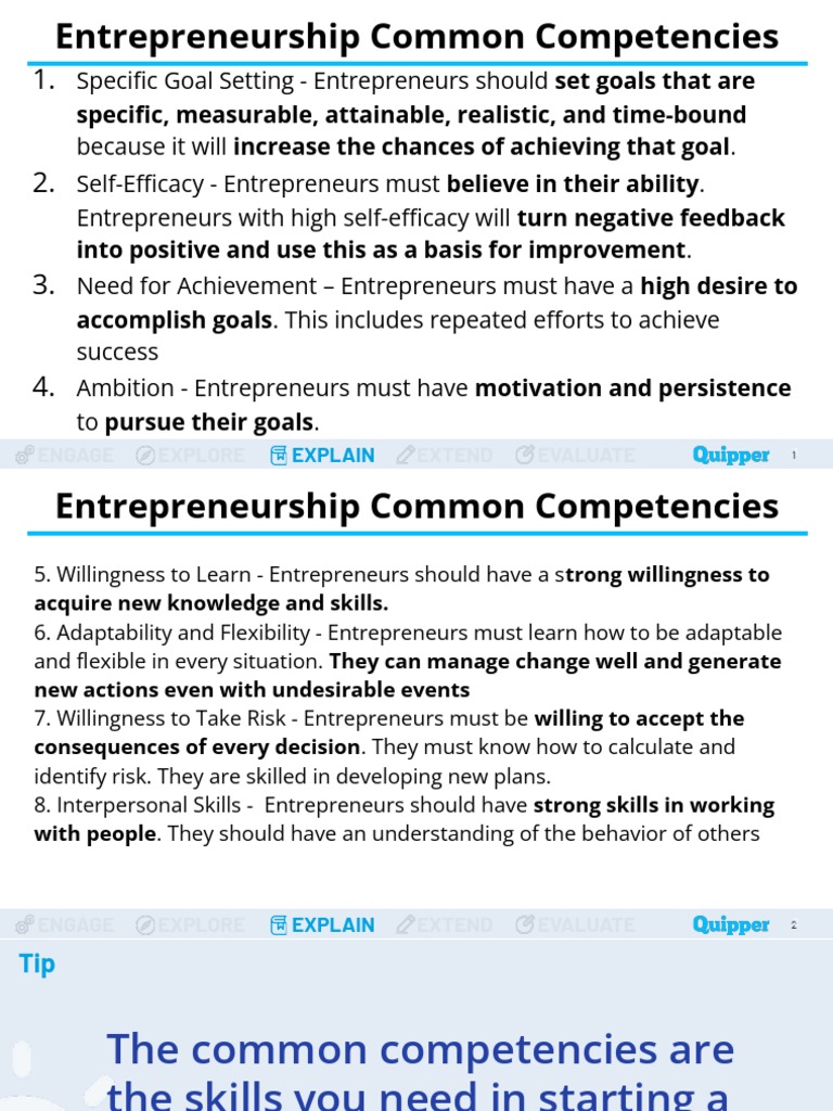 Entrep Unit1 Lesson2 PDF | PDF | Entrepreneurship | Swot Analysis